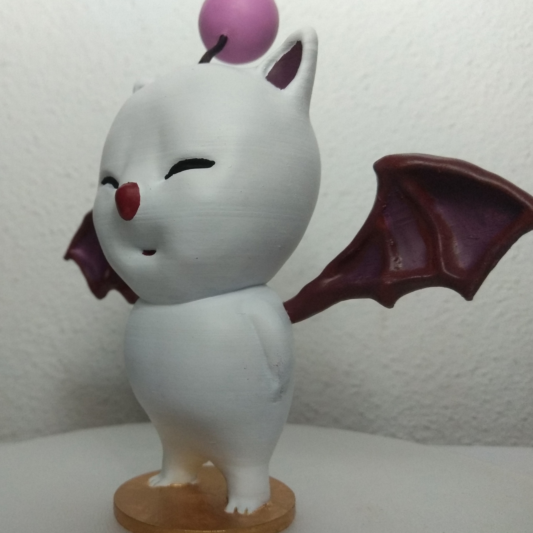 Free STL file Final Fantasy Moogle・3D printer model to download・Cults