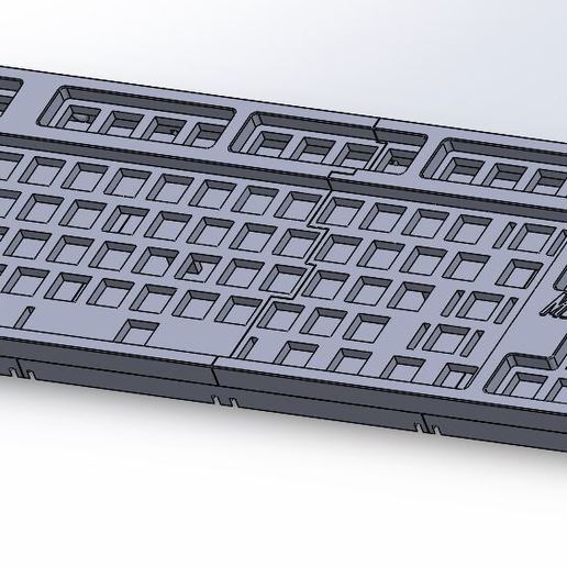 Download free 3D printing models Mechanical Keyboard - MECH - TKL ・ Cults