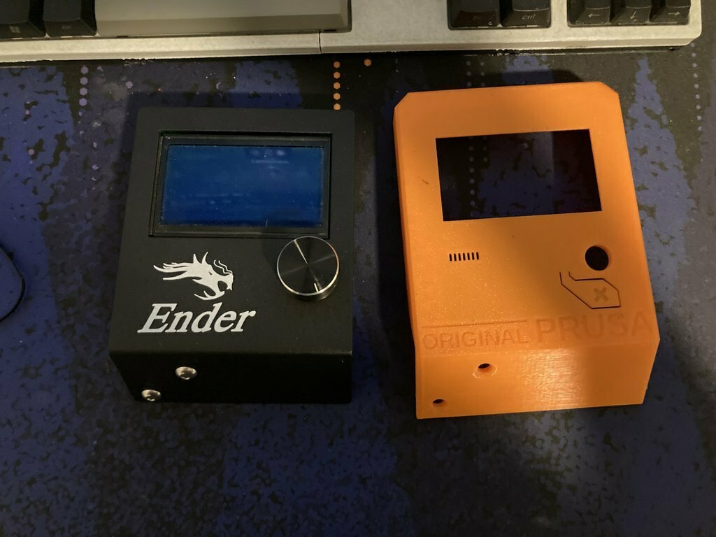 Free 3D file Creality Ender 3 LCD Cover in Style of Original Prusa i3 ...