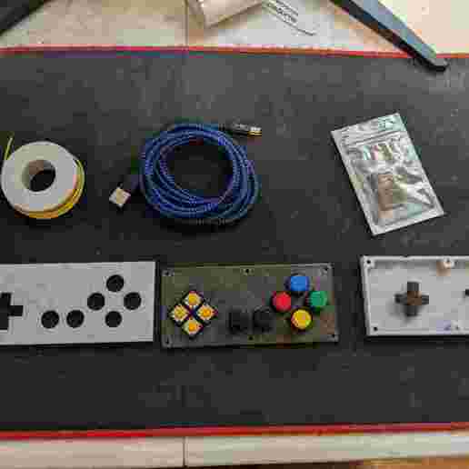 Download free STL file Nes Snes USB Controller • 3D printable template ...