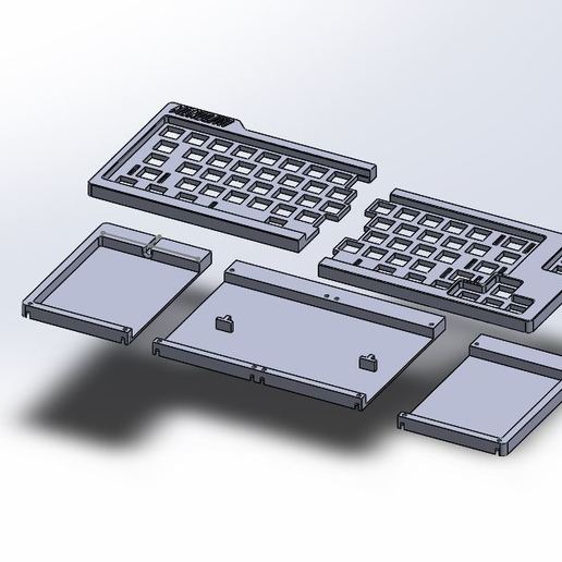 Download free STL file Mechanical Keyboard - Monolith • 3D printing ...