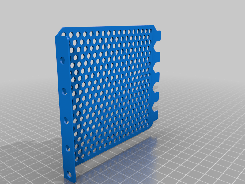 Free 3D file 5 Slot PCIE slot cover with holes・3D printer design to ...