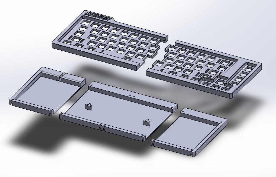Archivo STL gratuito Teclado mecánico - METATRON・Idea de impresión 3D ...