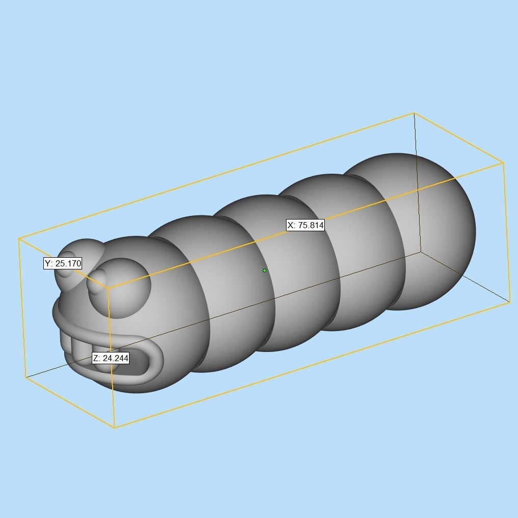 OBJ file Worm・Design to download and 3D print・Cults