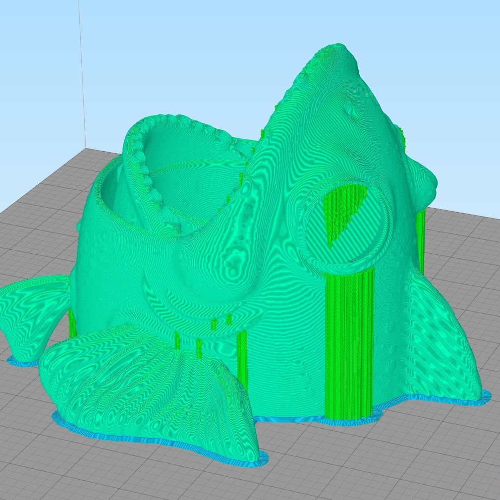 OBJ file Predator Fish 🐠・3D printable design to download・Cults