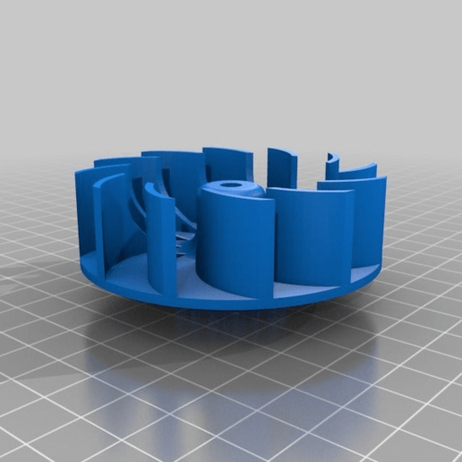 Download free 3D printer designs Miniature human powered blower fan ・ Cults