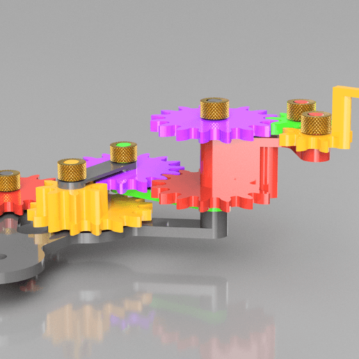 Download free STL file Cardan Gear with Dwell Mechanism • 3D printer ...