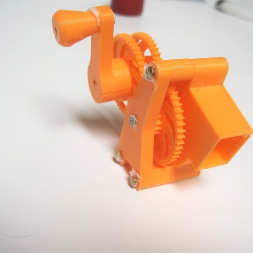 Download free 3D printer designs Miniature human powered blower fan ・ Cults