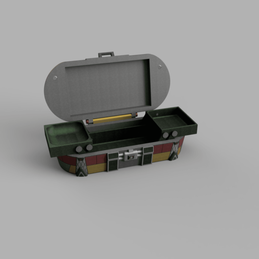 Download STL file Borderlands Style Loot Box • 3D printing template ・ Cults