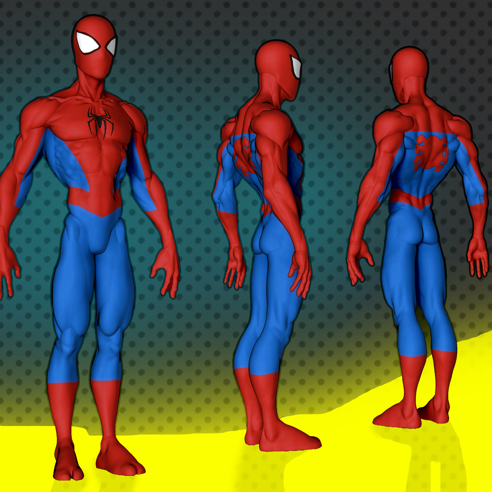 Archivo 3D Spiderman Anatomy 🦸‍♂️・Modelo para descargar e imprimir en ...