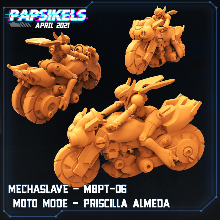3D file MECHASLAVE - MBPT - 06 CB PRISCILLA ALMEDA - MOTO MODE・3D ...
