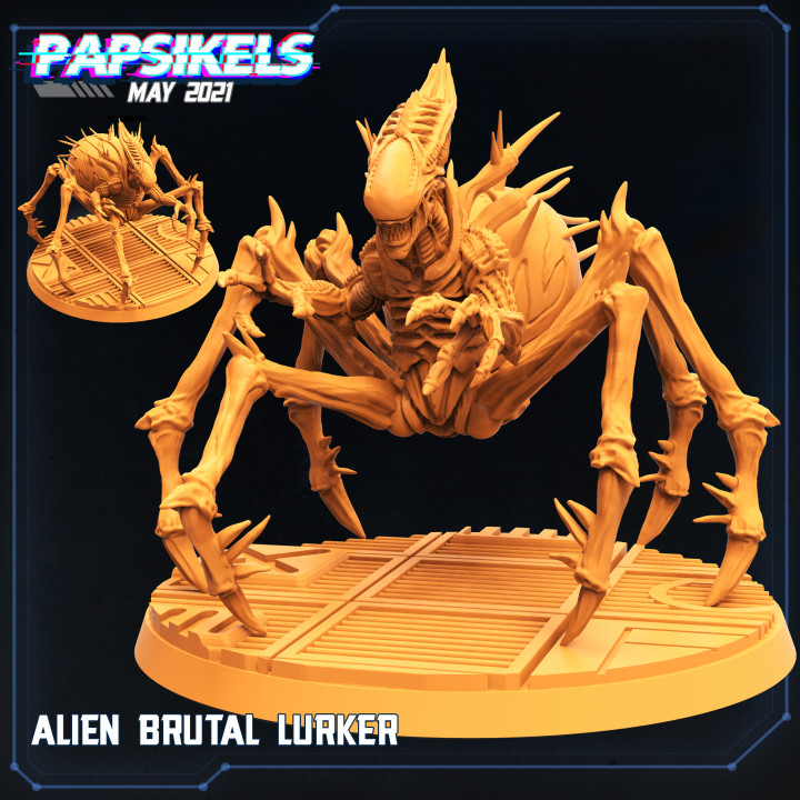 3D file ALIEN BRUTAL LURKER・Model to download and 3D print・Cults
