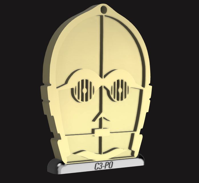 Archivo STL gratis C3-PO StarWars・Diseño imprimible en 3D para ...