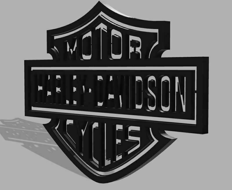 STL file Harley-Davidson light 🎨・3D printable model to download・Cults