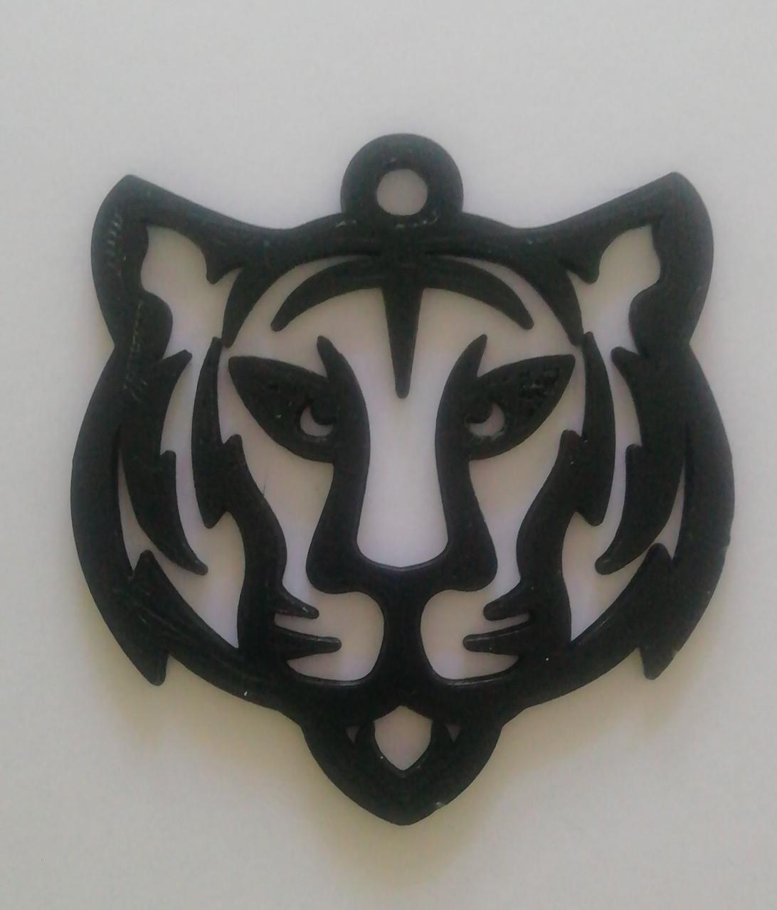 STL file Tiger Keychain 🐅・3D printer model to download・Cults
