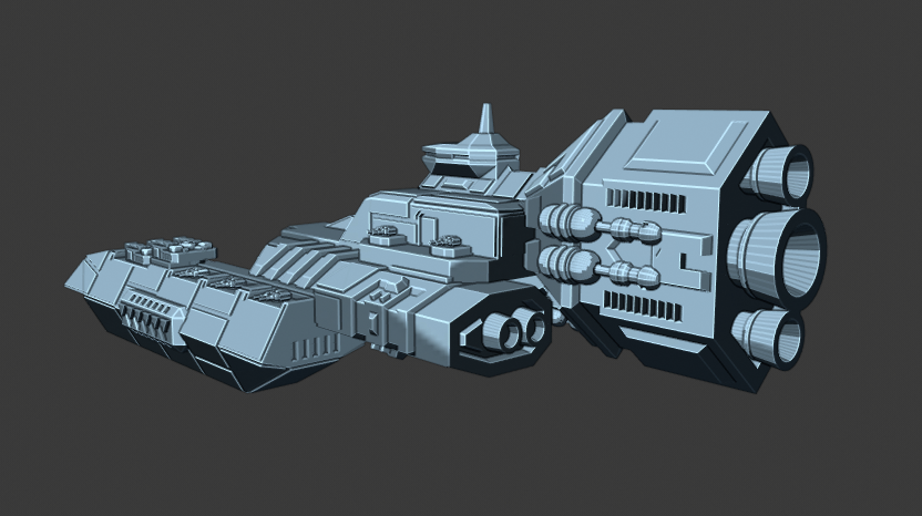 Free STL file Full Thrust Starship Miniature・3D printer design to ...