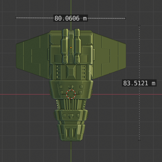 Download free STL file Full Thrust Starship Miniature • Design to 3D ...