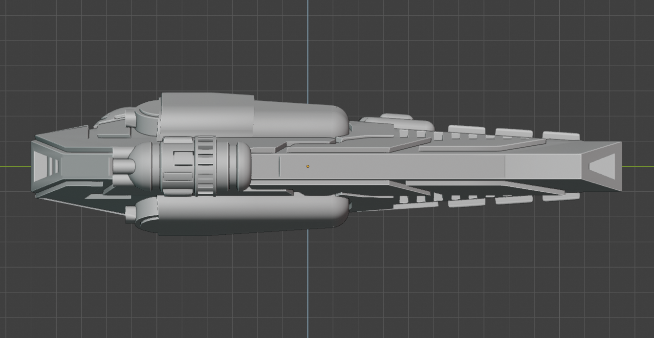 Download free STL file Full Thrust Starship Miniature • Design to 3D ...