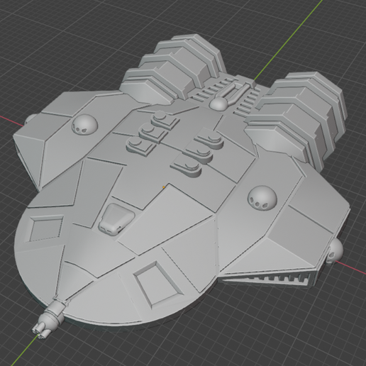 Download free STL file Full Thrust Starship Miniature • Design to 3D ...