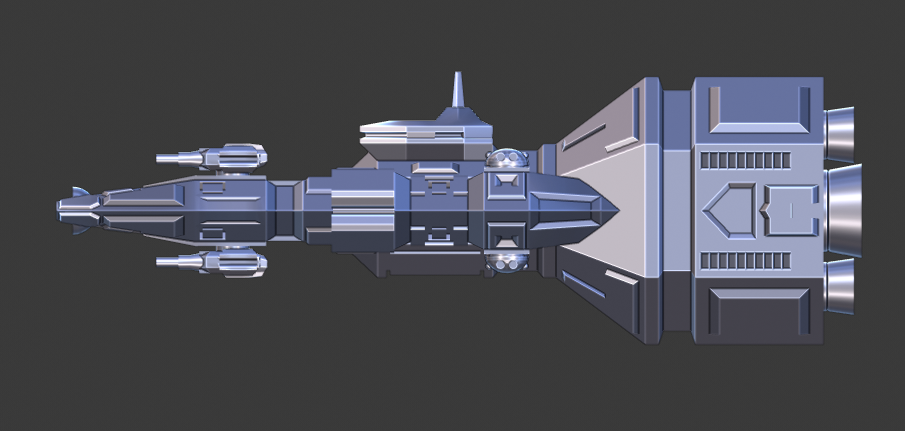 Free STL file Full Thrust Starship Miniature・3D printer design to ...