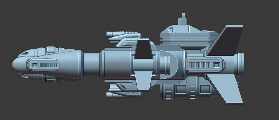 Free STL file Full Thrust Starship Miniature・3D printer design to ...