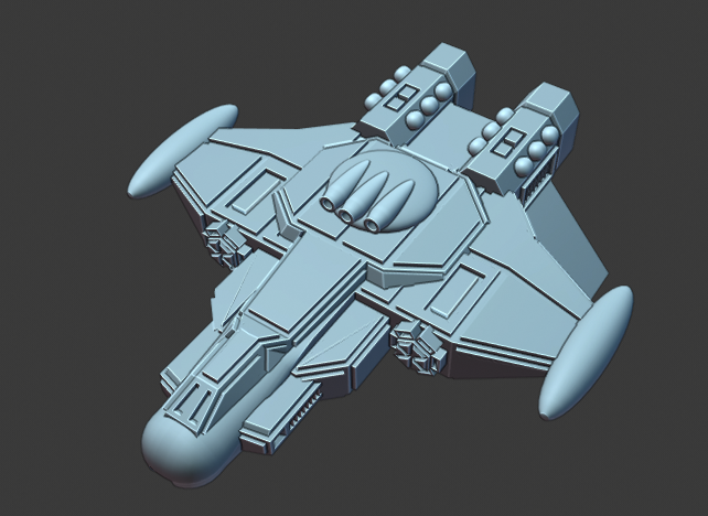 Free STL file Full Thrust Starship Miniature・3D printer design to ...