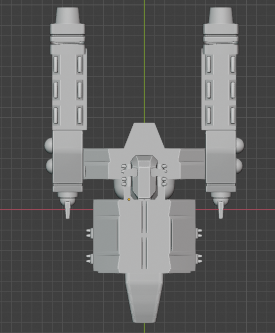 Download free STL file Full Thrust Starship Miniature • Design to 3D ...