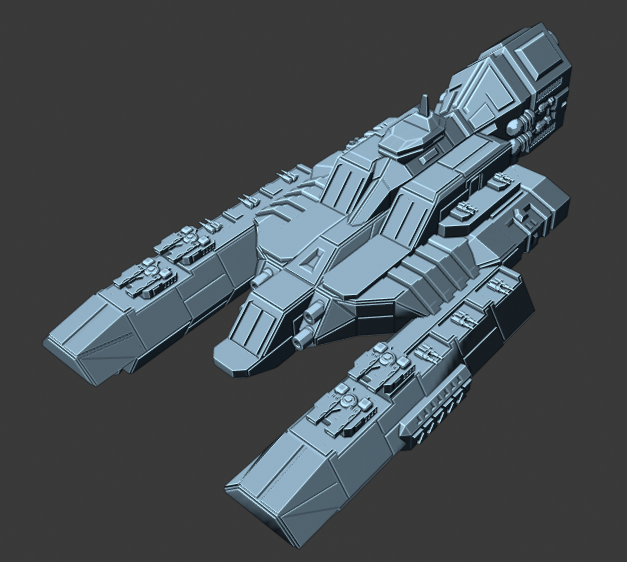 Free STL file Full Thrust Starship Miniature・3D printer design to ...