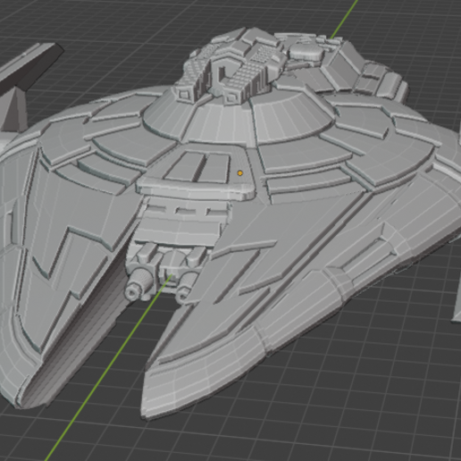 Download free STL Full Thrust Starship Miniature ・ Cults