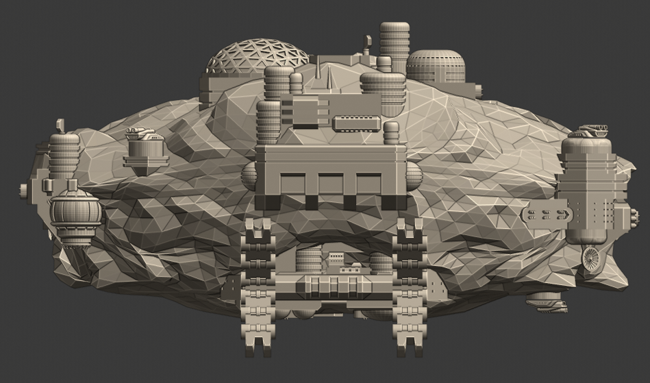 Asteroid Base Concept