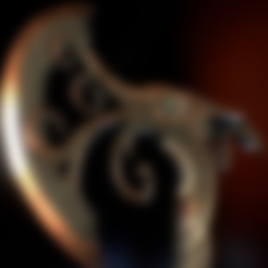 Download STL files Fancy Axe ・ Cults