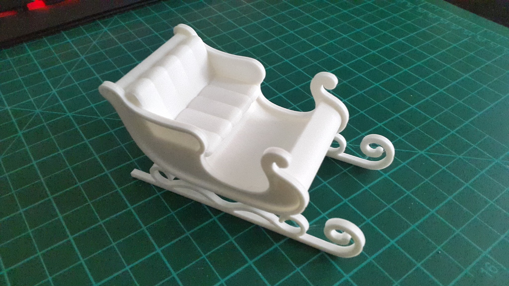 Free 3D file Santa's sleigh 🎲・3D printable model to download・Cults