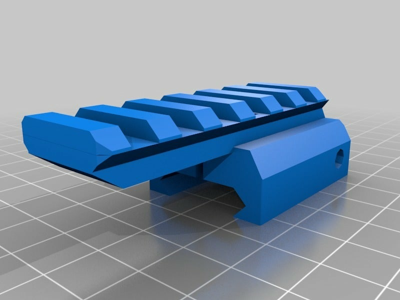 STL file picatinny rail v3・Model to download and 3D print・Cults