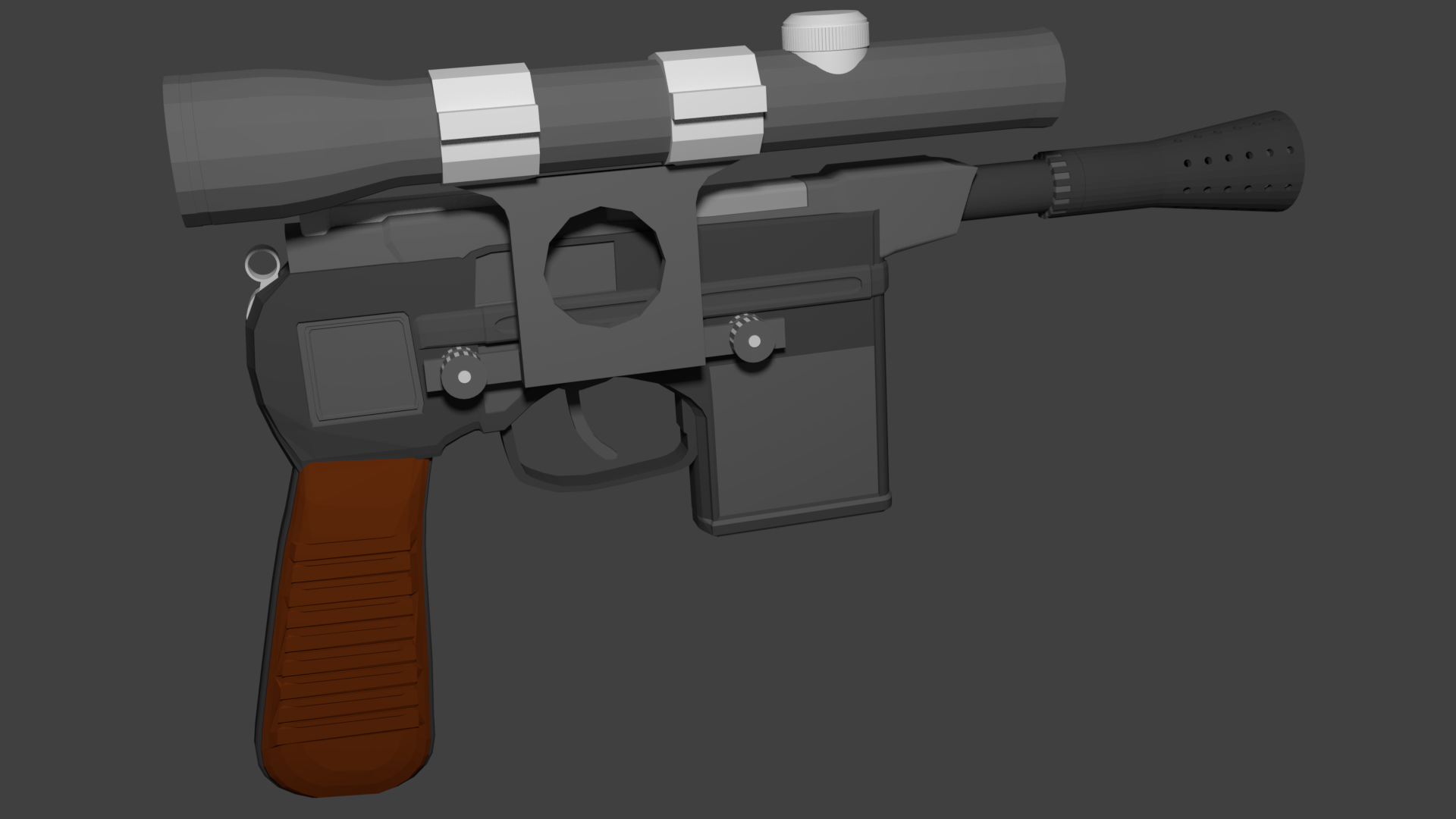 Archivo STL Han Solo Blaster・Modelo imprimible en 3D para descargar・Cults