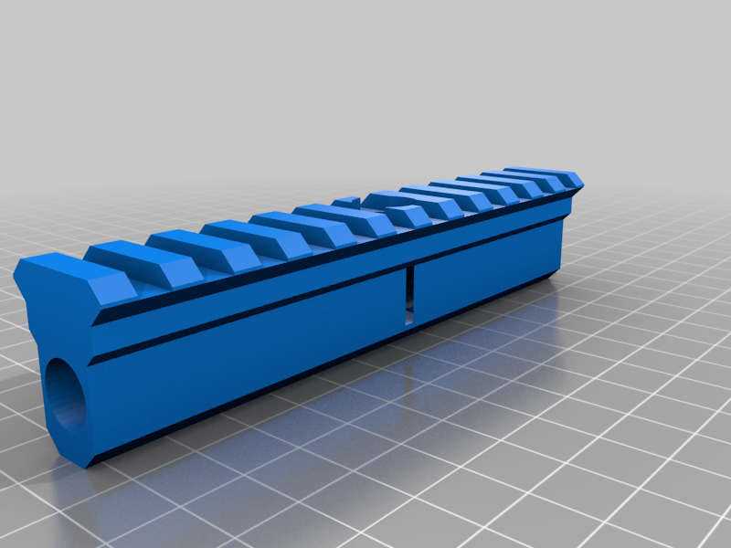 Free STL file M4/M16 Carry handle rail 🔫・3D printing idea to download・Cults