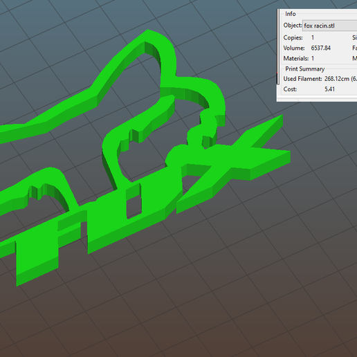 Download 3D printing files Fox racing logo ・ Cults