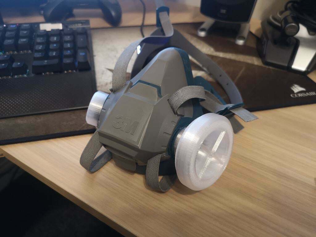 Free STL file 3M Adapter for Surgical Mask Conservation・3D printer ...