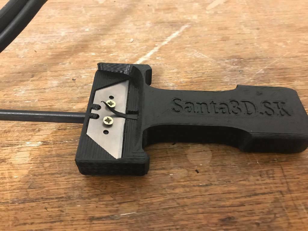 Free 3D file Custom made optical cable stripper.・3D print design to ...