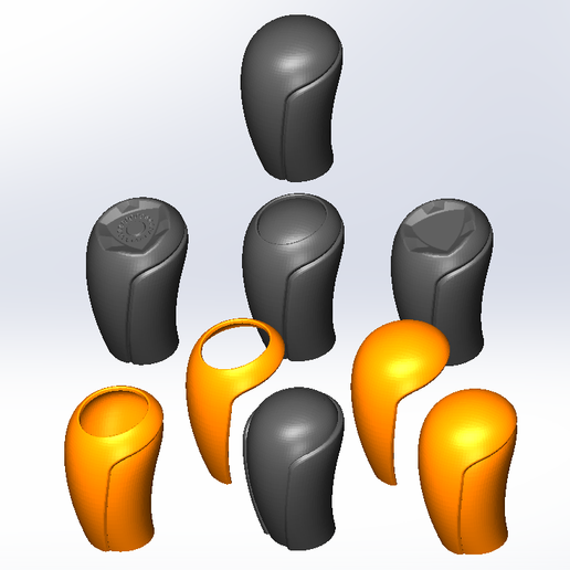Download STL file Shifter Knob - Mazda & Wankel • 3D print design ・ Cults