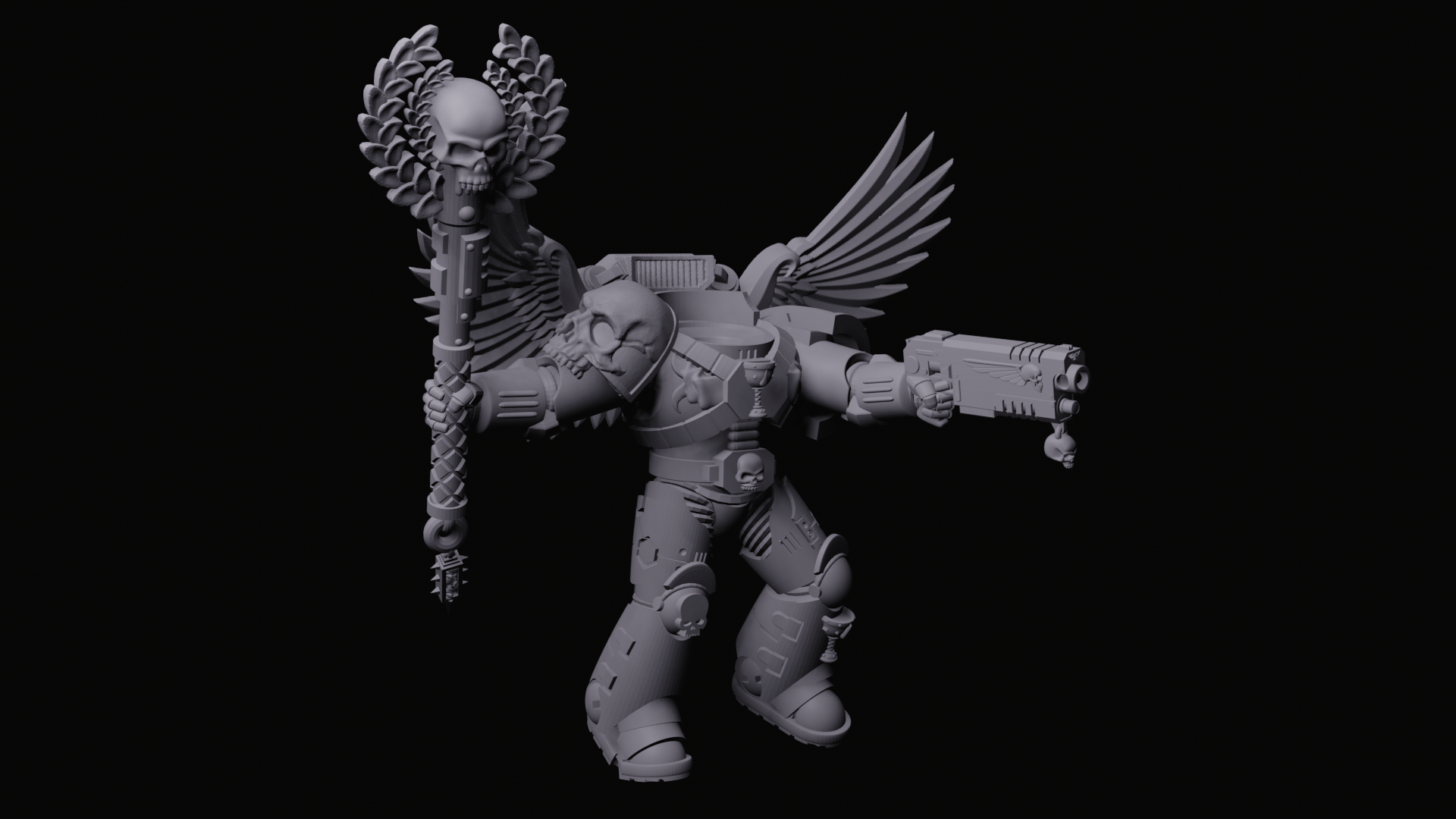 Free STL file Chaplain Lemy ⚔・3D printable design to download・Cults