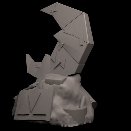 Download STL file The Bad Moon Icon • 3D print template ・ Cults