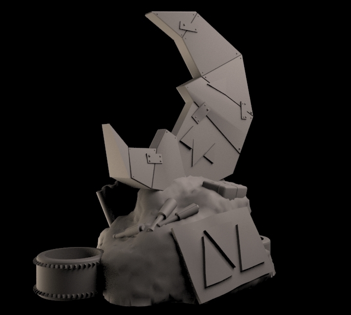 STL file The Bad Moon Icon・3D printable model to download・Cults