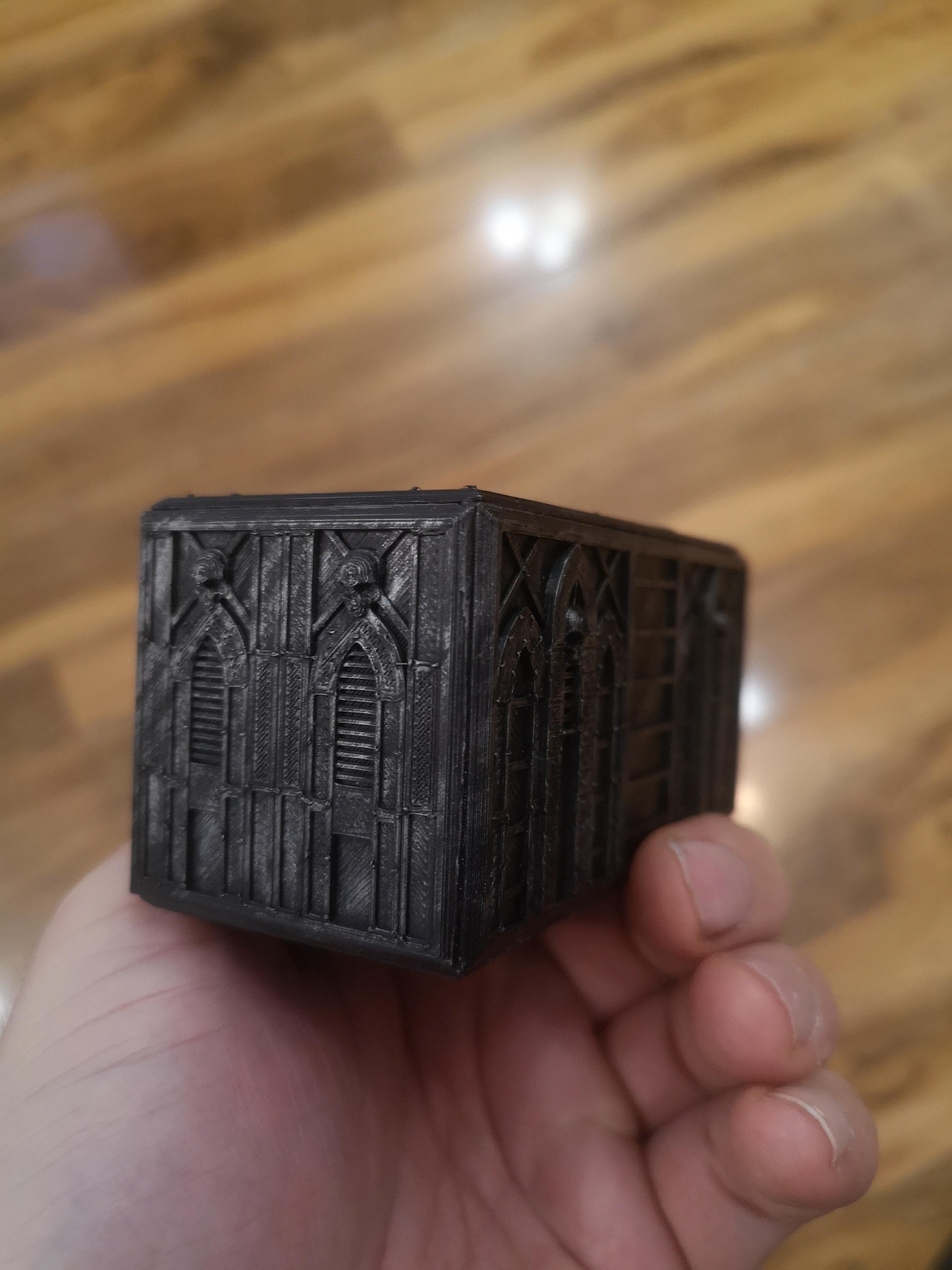 STL file 40k Gothic Container 🏗️・3D printer design to download・Cults