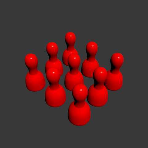 STL file Basic Game Pieces/Players・3D printer design to download・Cults