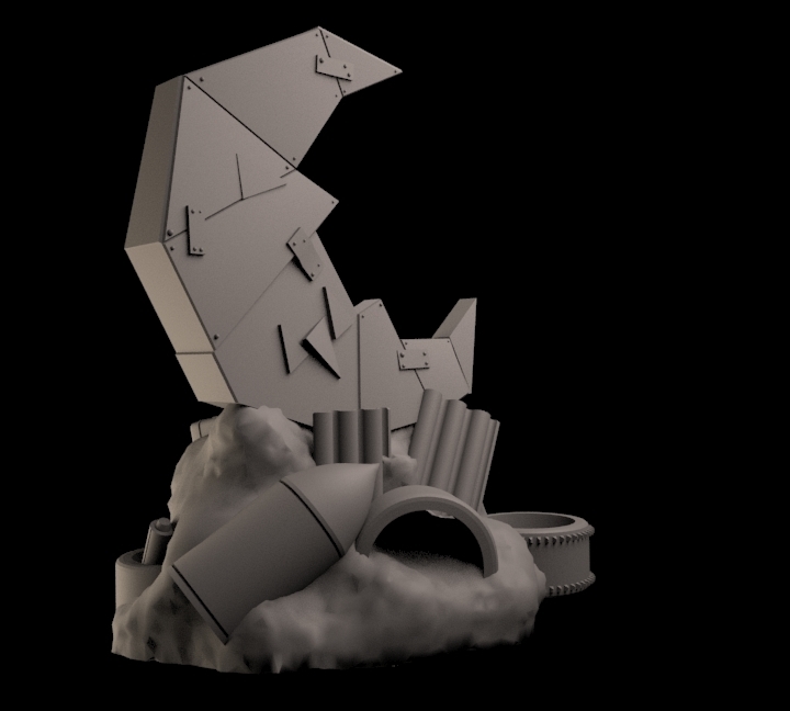 STL file The Bad Moon Icon・3D printable model to download・Cults