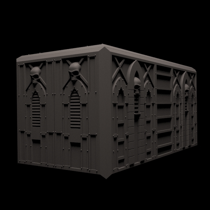 STL file 40k Gothic Container 🏗️・3D printer design to download・Cults