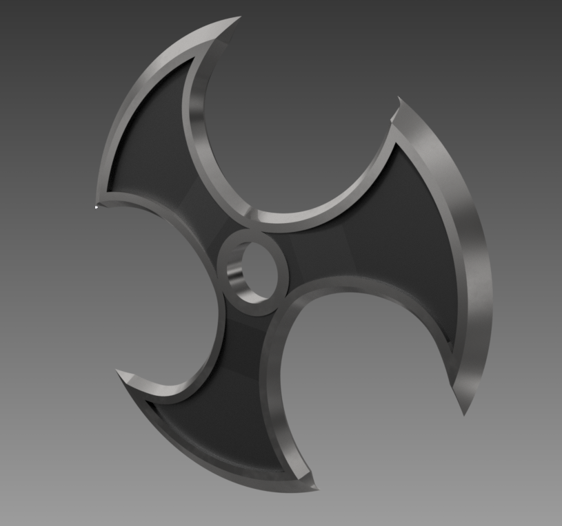 OBJ file Zed's Shuriken [League of Legends]・Model to download and 3D ...