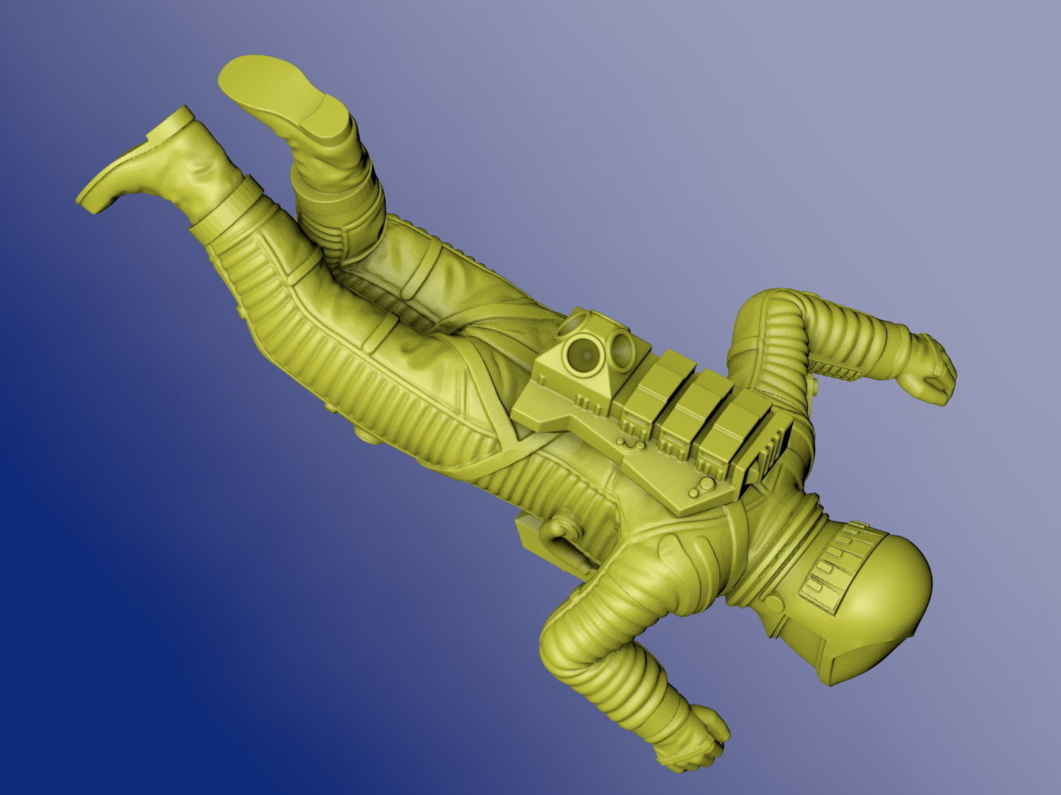 Free STL file THE DEATH ASTRONAUT 🧑‍🚀・Object to download and to 3D ...