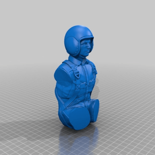 Download free STL file PILOT (1:6) • 3D printer design ・ Cults