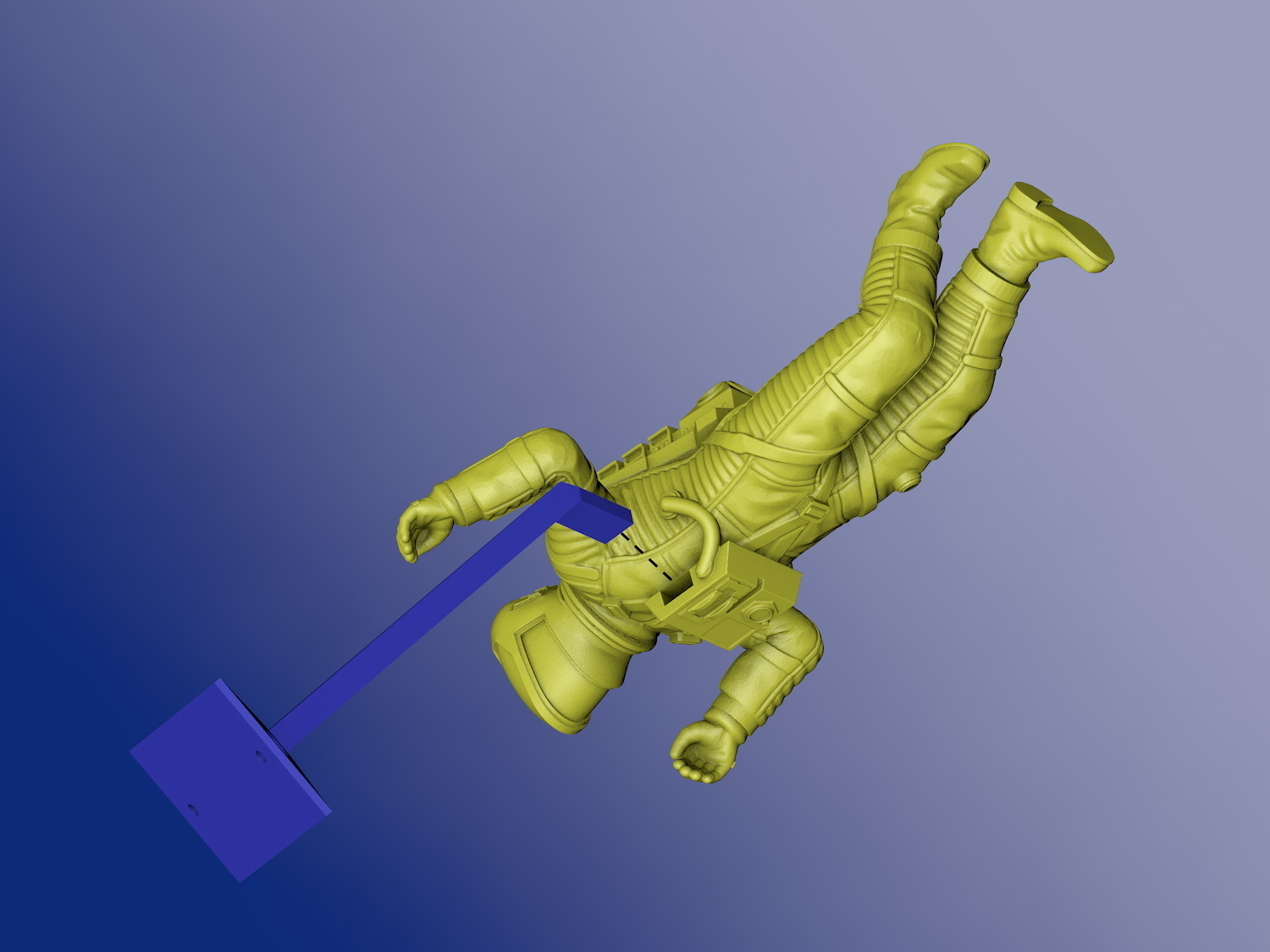 Free STL file THE DEATH ASTRONAUT 🧑‍🚀・Object to download and to 3D ...